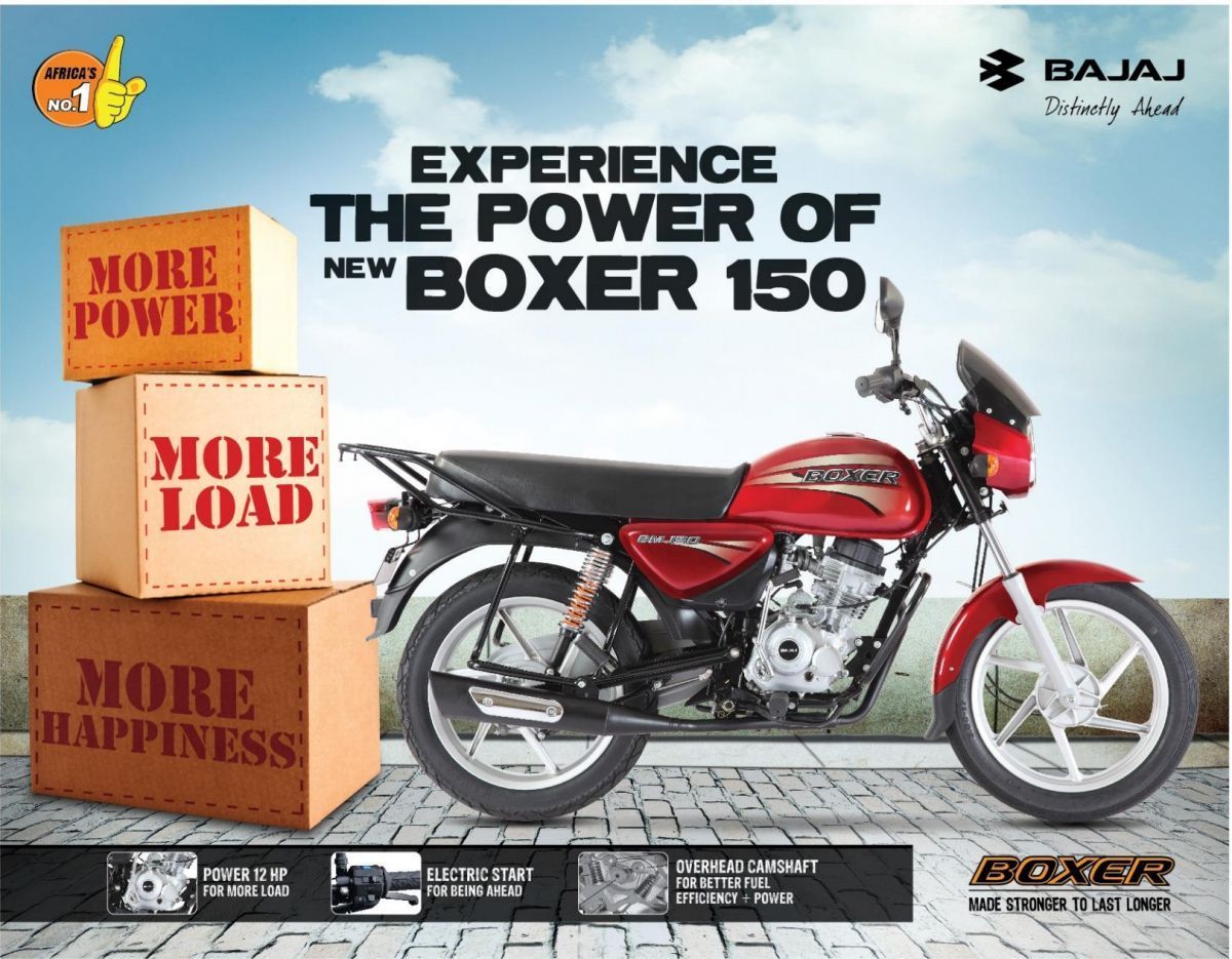 Купити Bajaj Boxer 100/150 (Індія) в інтернет-магазині MOTOshop.UA